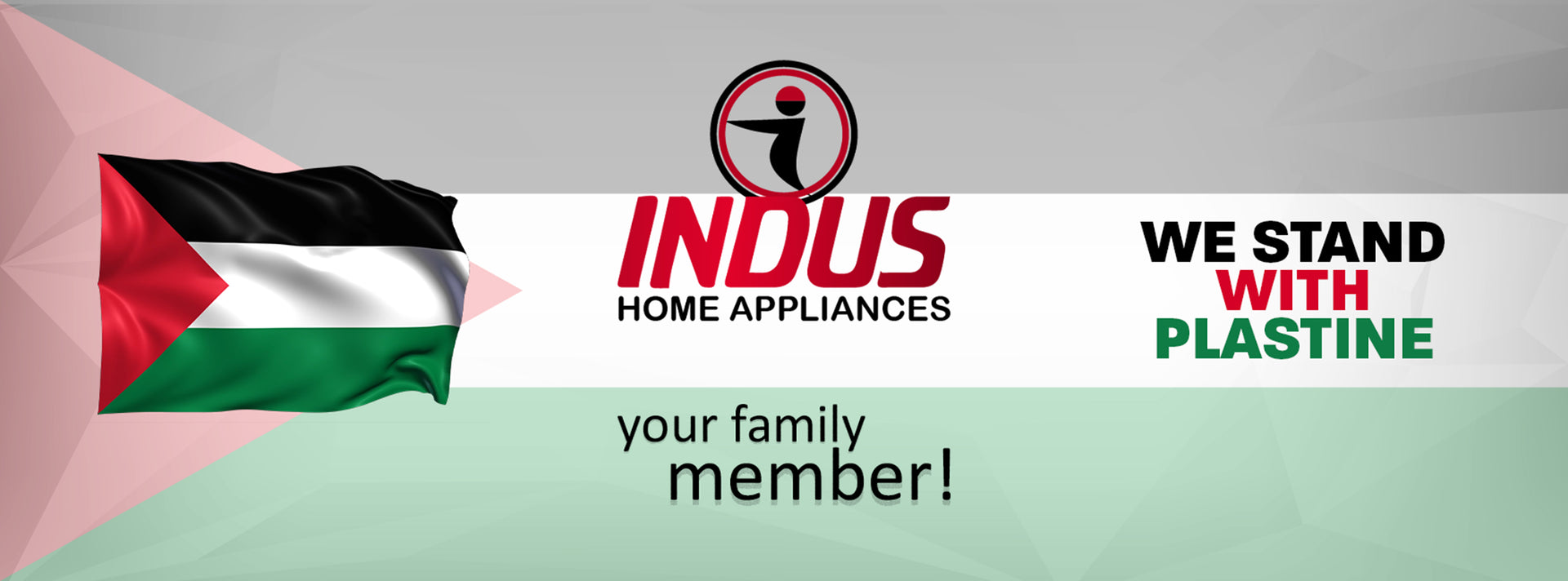 Indus Stand With Palestine – Indus Home Appliances
