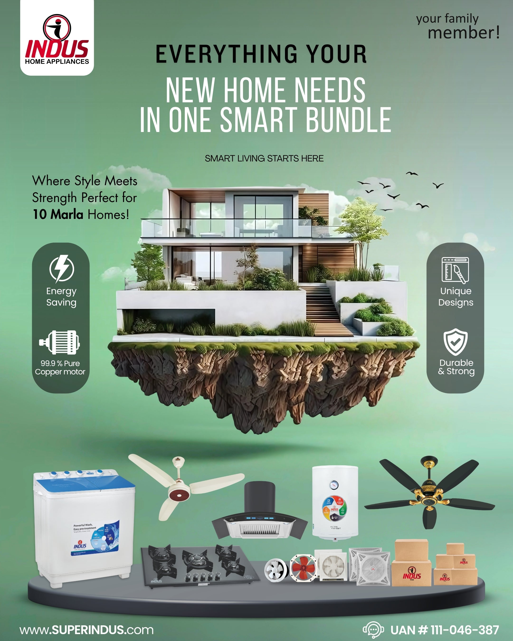 10 Marla – Newly Constructed Homes – Indus Home Appliances