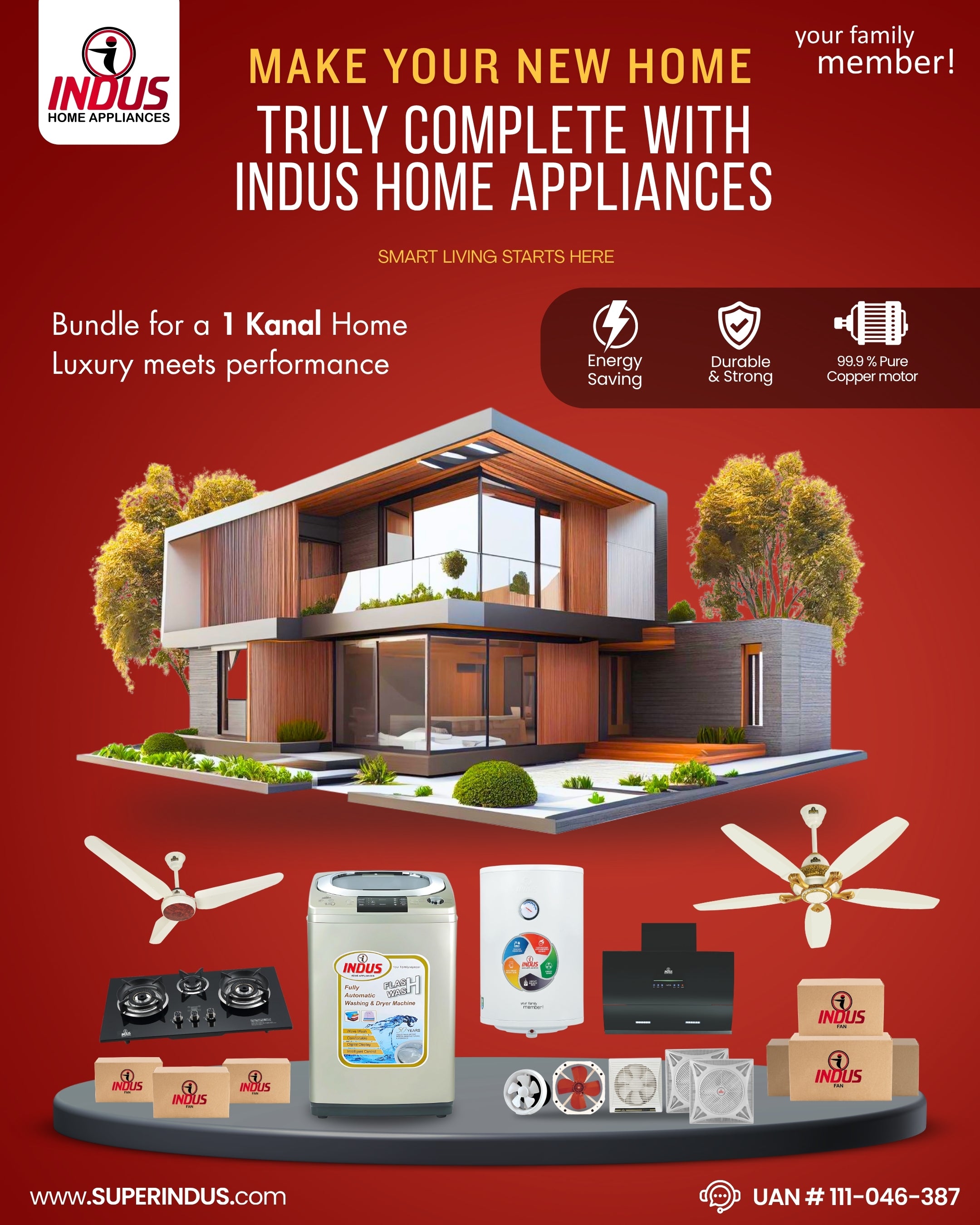 1 Kanal – Newly Constructed Homes – Indus Home Appliances