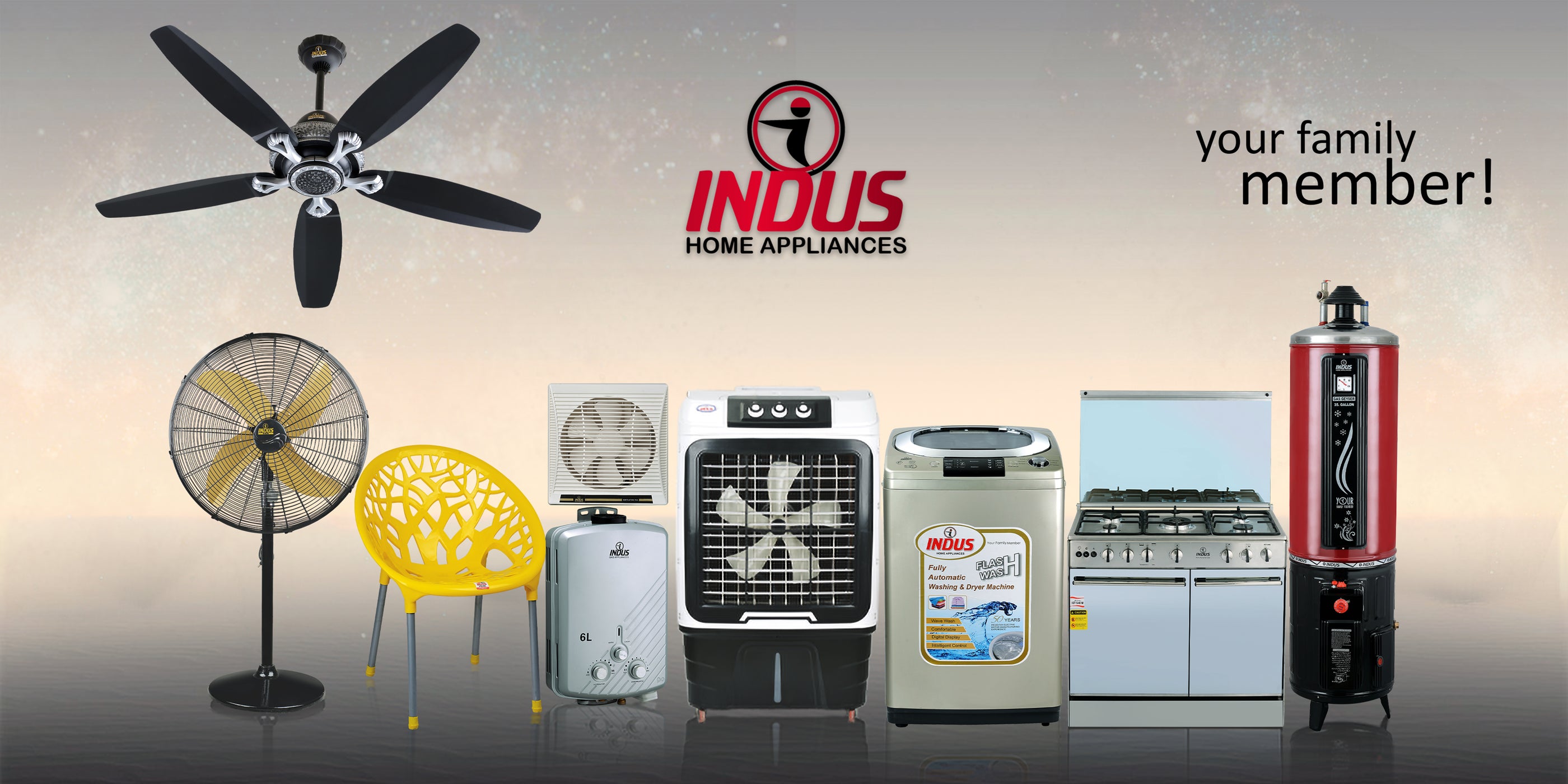 Indus Home Appliances : Inverter Fans & Home Appliances